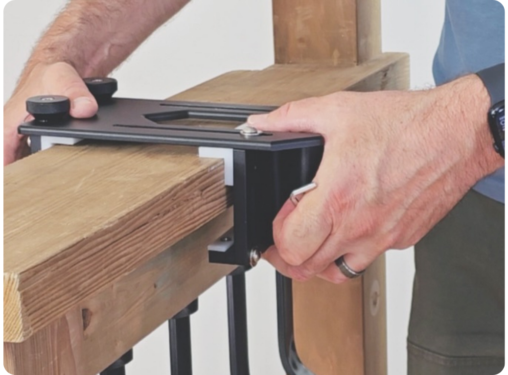 Rail-EZ Railing Mounting System- Top loader for Patio Umbrellas and Sh ...